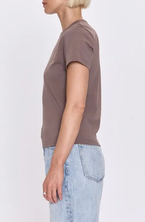 PISTOLA Alba Striped Cotton T-shirt - Mink