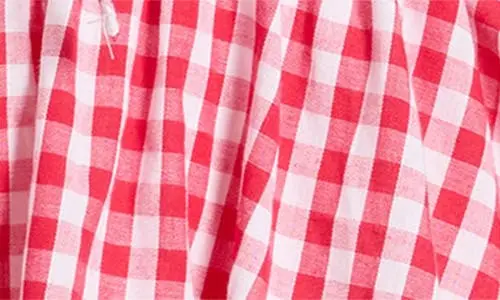 PETAL & PUP Naima Gingham Smocked Waist Minidress