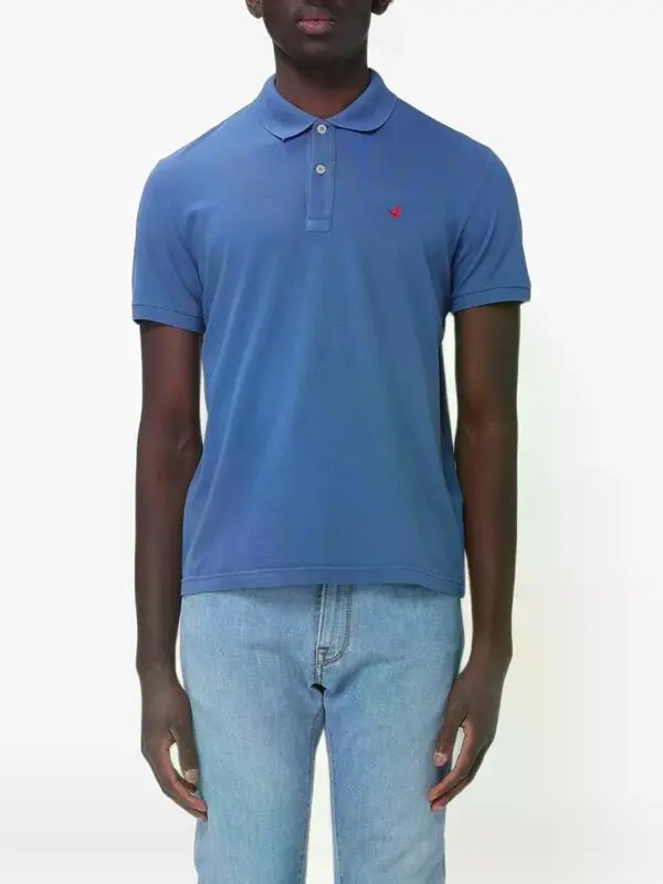 BROOKSFIELD Logo-embroidered Cotton Polo Shirt