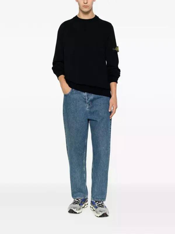 Stone Island Long-sleeve Sweater - Black