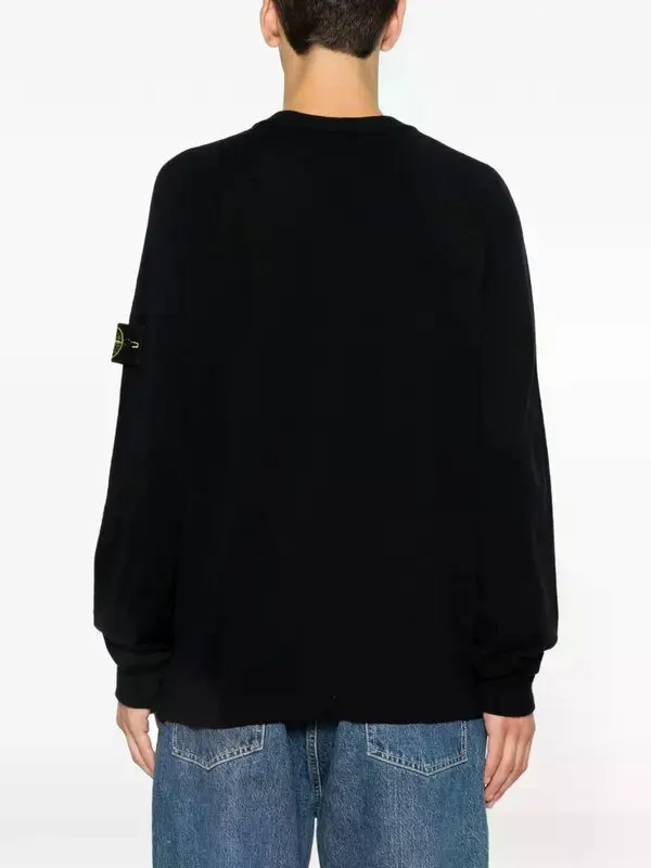 Stone Island Long-sleeve Sweater - Black