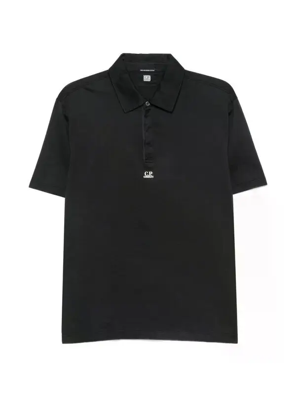 C.P. COMPANY Logo-print Polo Shirt