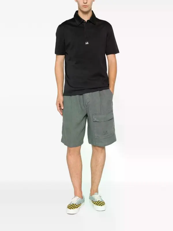 C.P. COMPANY Logo-print Polo Shirt