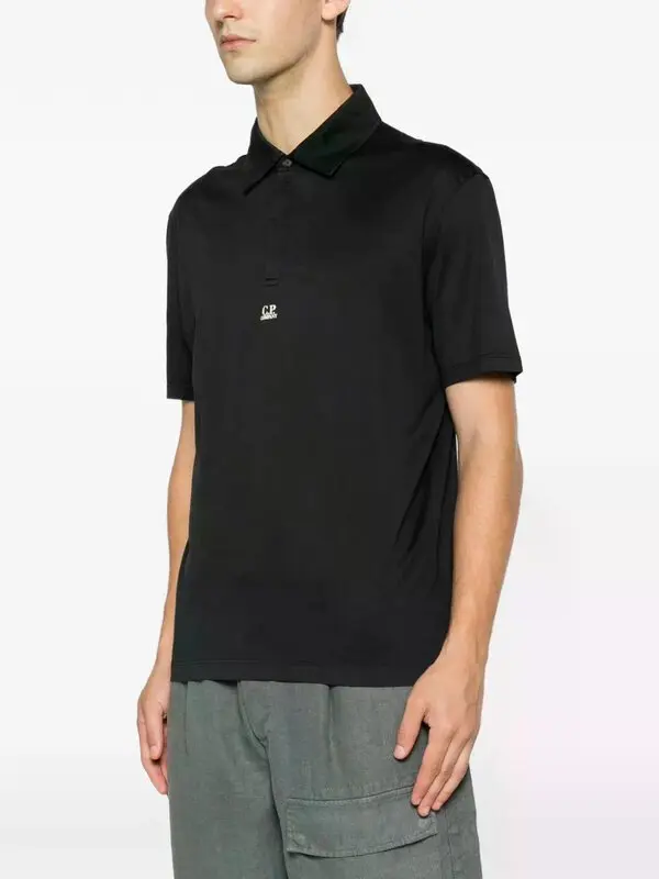 C.P. COMPANY Logo-print Polo Shirt