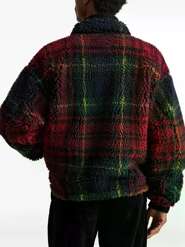 Polo Ralph Lauren Tartan Fleece Zip-up Sweater