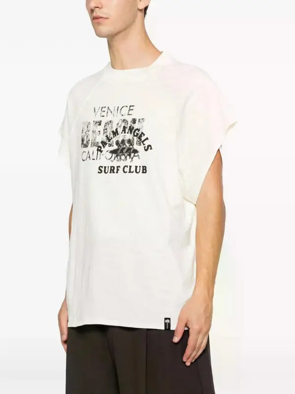 Palm Angels Graphic-print Sleeveless T-shirt