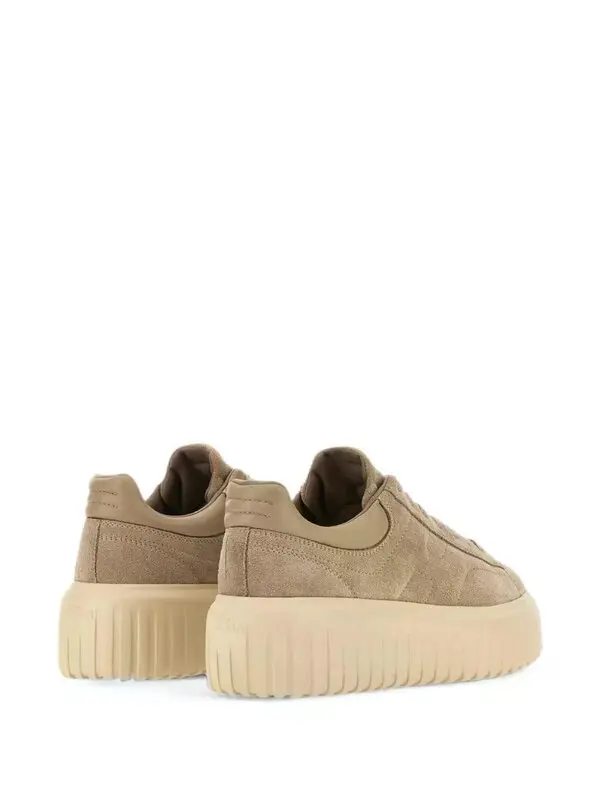 Hogan H-stripes Suede Sneakers - Neutrals