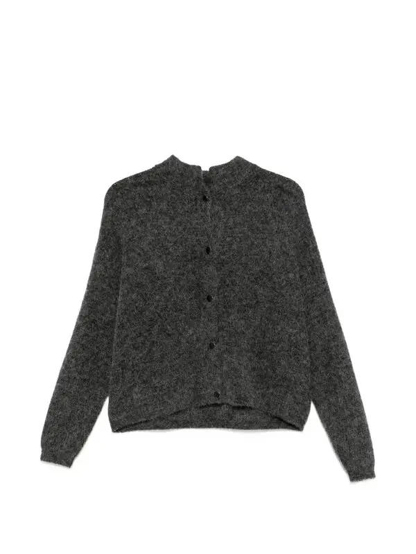GESTUZ Alpha Button-up Cardigan - Grey