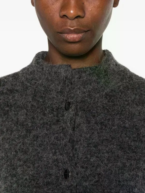 GESTUZ Alpha Button-up Cardigan - Grey