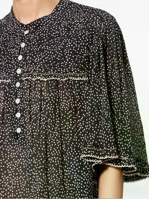 MARANT ETOILE Douna Top - Black