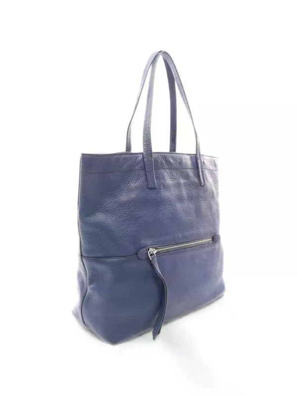 Miu Miu Leather Zip-pocket Tote Bag