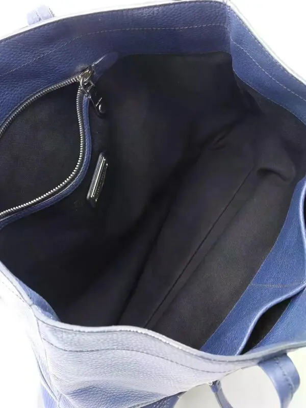 Miu Miu Leather Zip-pocket Tote Bag
