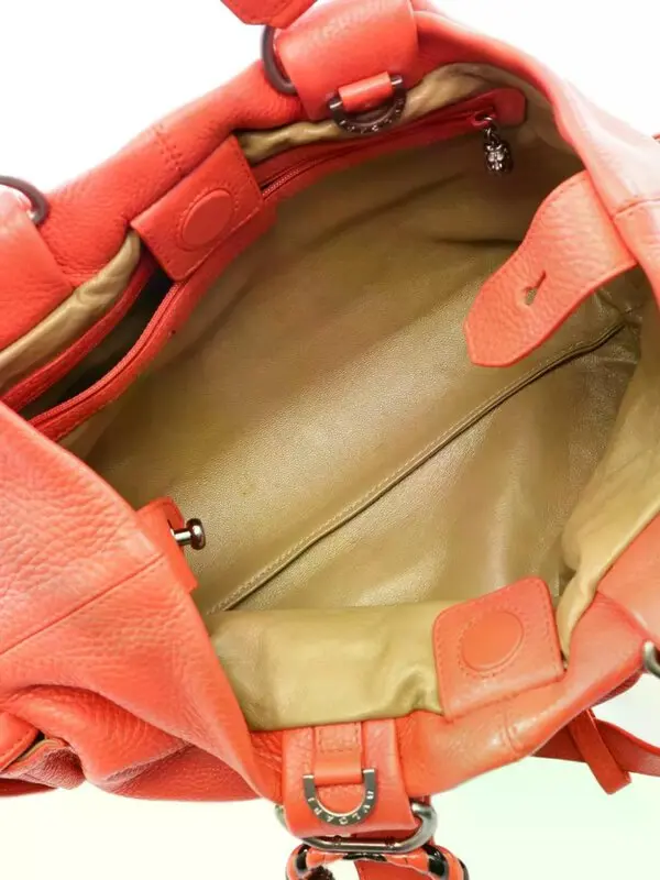 BVLGARI Coral Leather Leoni Handbag