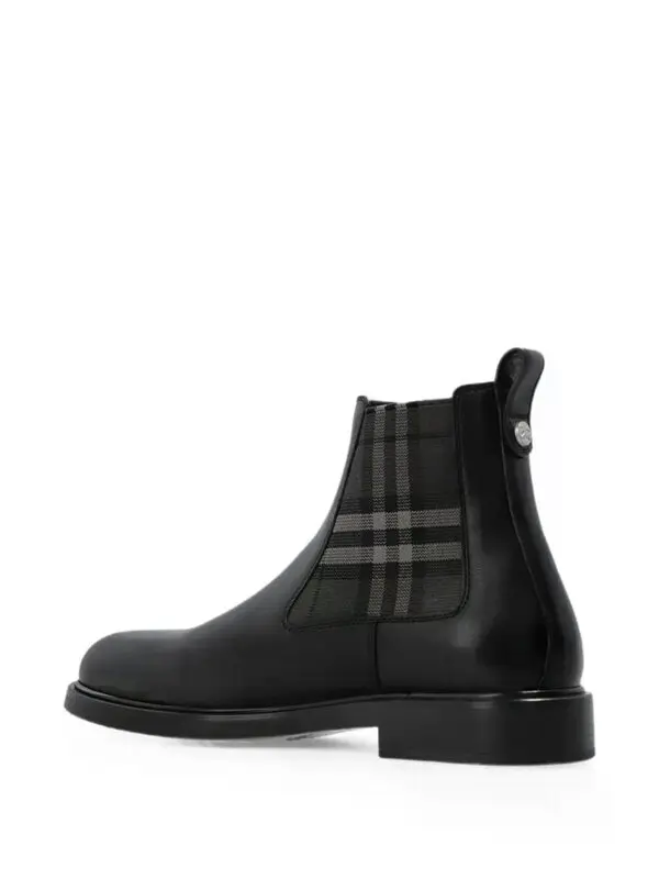 Burberry Pembroke Leather Boots