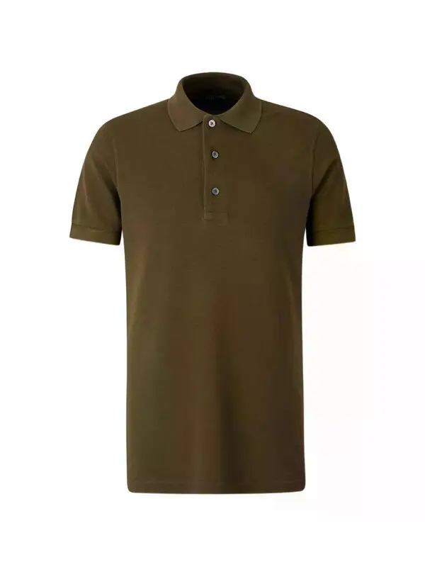 TOM FORD Logo-embroidered Piqué Polo Shirt