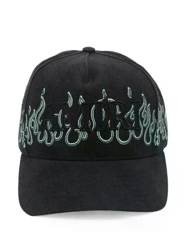 Amiri Embroidered Baseball Cap - Black