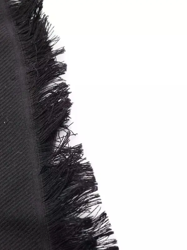 LOUIS VUITTON 2010s Monogram Fringed Shawl