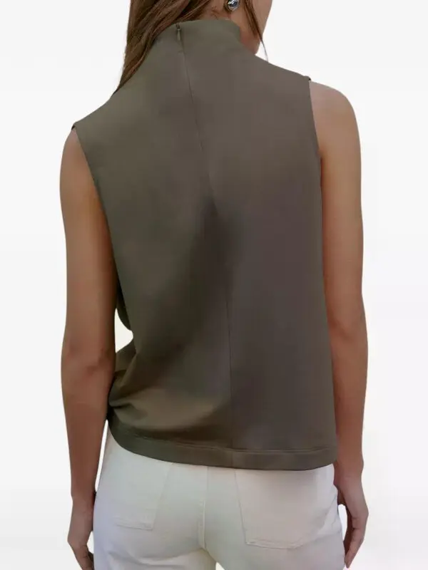 MARCELLA Finch Draped Neck Sleeveless Top