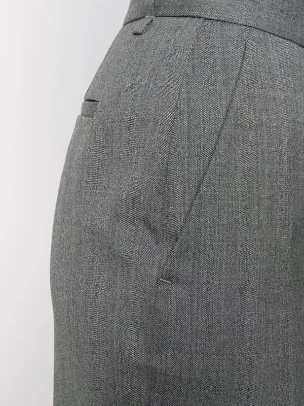 TWINSET Cropped Wool Trousers