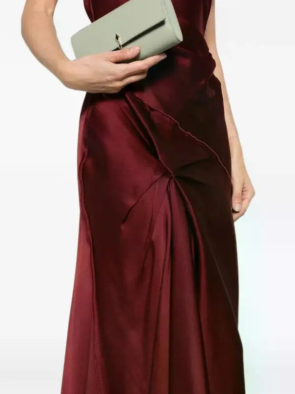 Victoria Beckham Posy Draped Asymmetric Gown