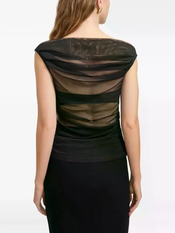 MARCELLA Cooper Asymmetrical Neck Top