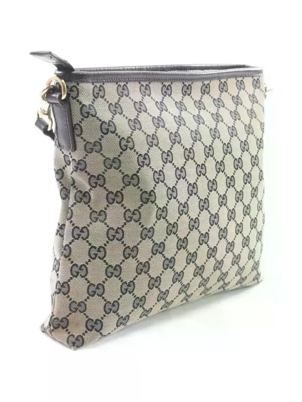 Gucci Gg Supreme Web Stripe Shoulder Bag