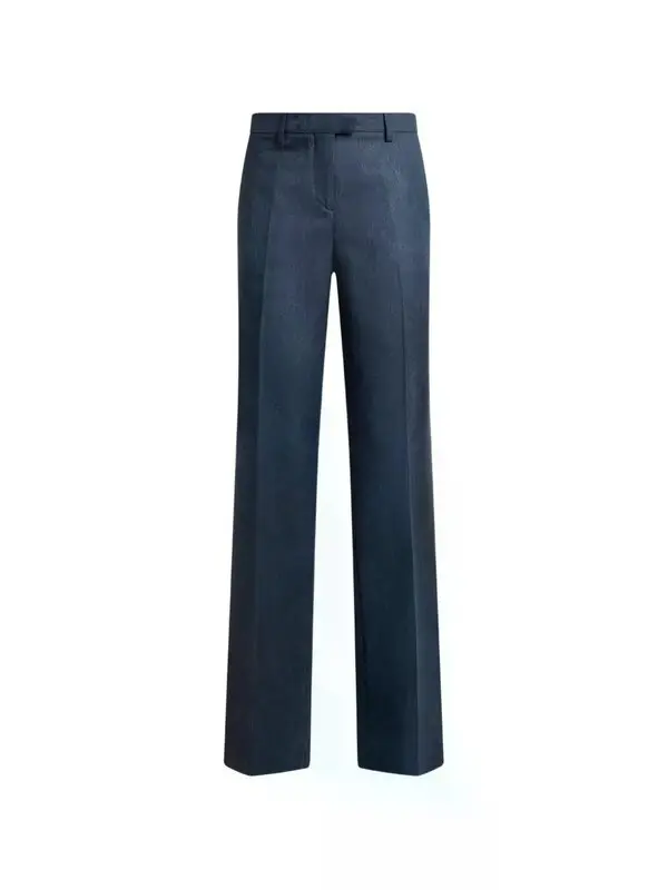 Etro Wool Jacquard Paisley Trousers