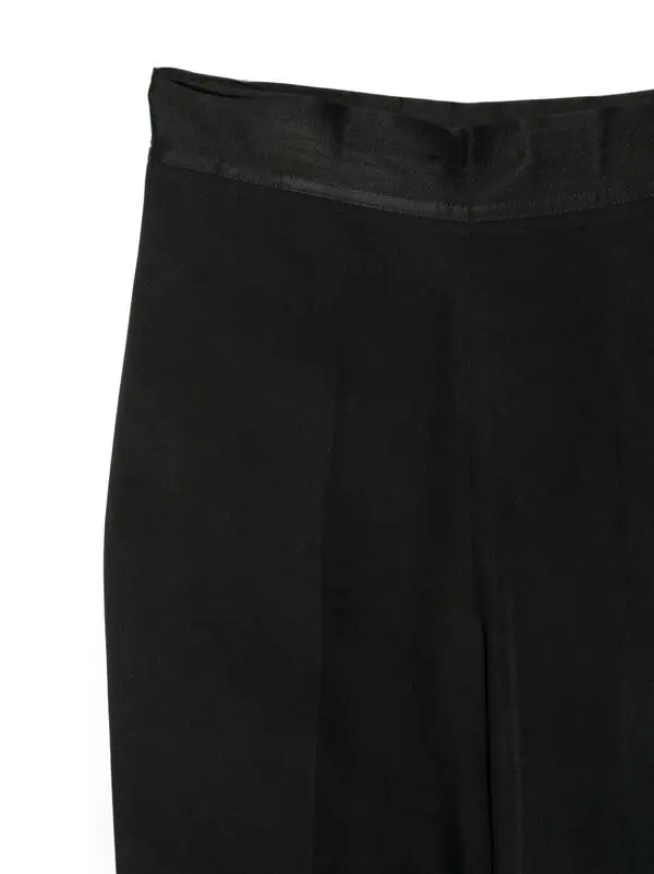 SIMONA CORSELLINI Tailored Trousers With Satin Waistband