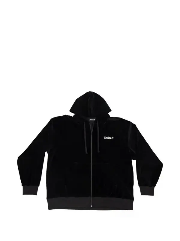 SINCLAIR Zip-up Velour Sweatshirt