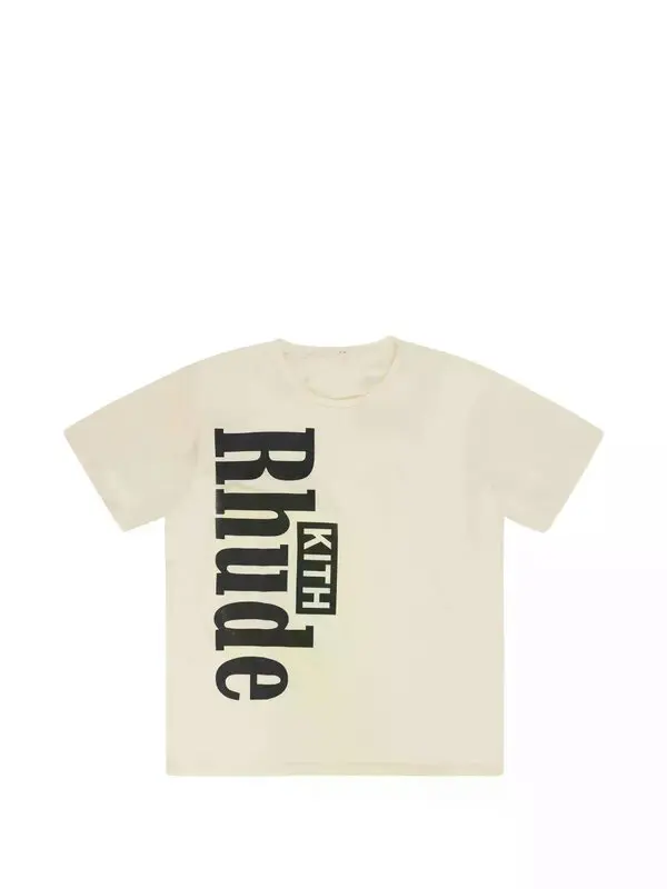 Rhude Logo-print T-shirt - Neutrals