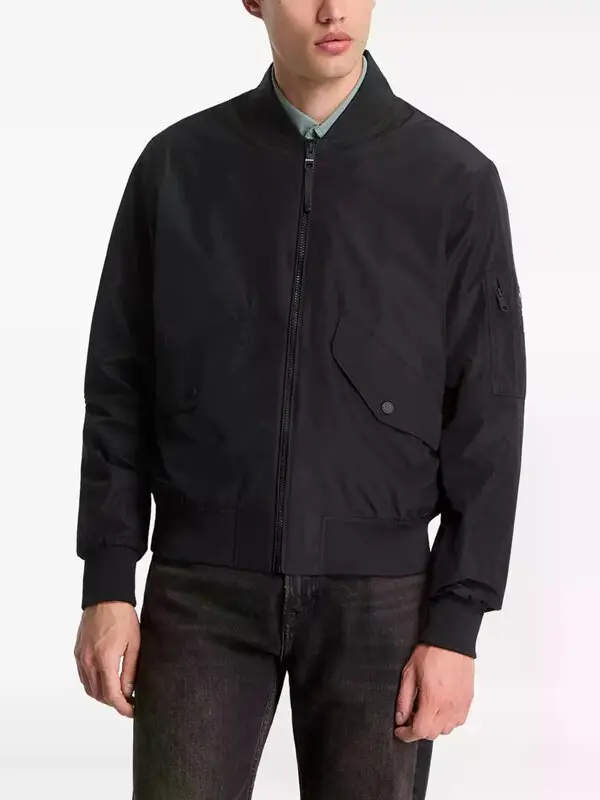 Tommy Hilfiger Zip-up Bomber Jacket - Black