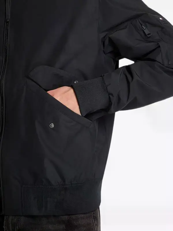 Tommy Hilfiger Zip-up Bomber Jacket - Black