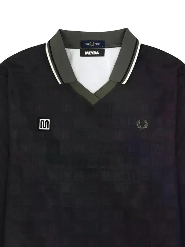 Fred Perry Monogram Long-sleeve Polo Shirt