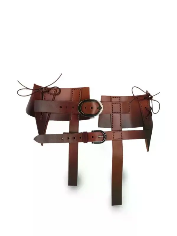 TOM FORD Buckle-fastening Lace-up Belt - Brown