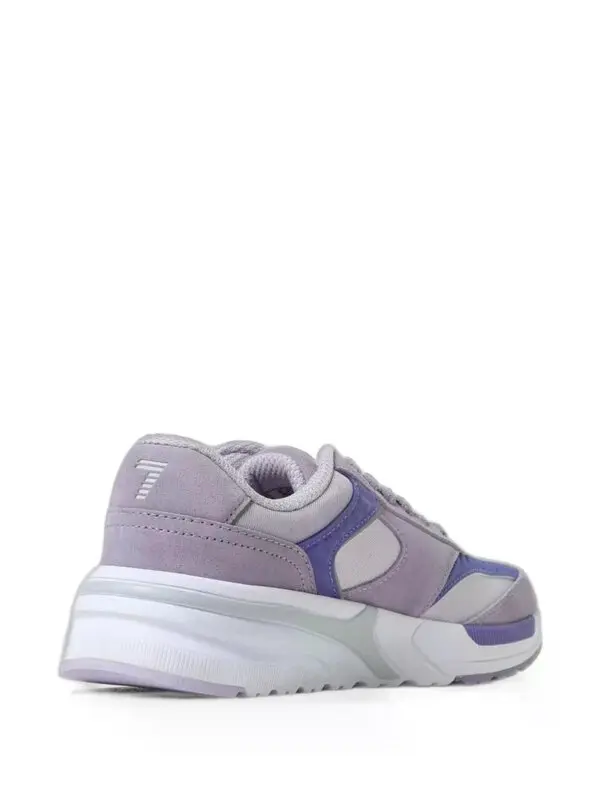 EA7 Suede Panel Lace-up Sneakers