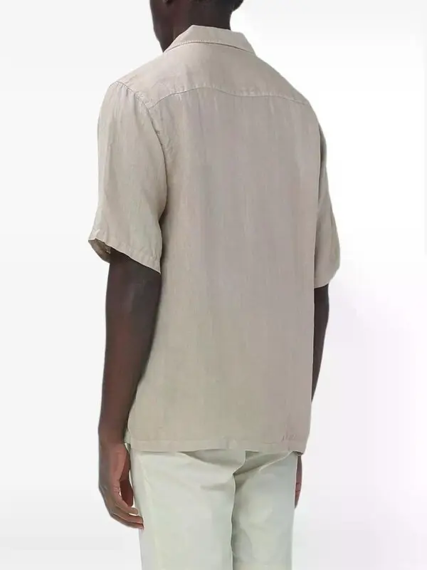 BROOKSFIELD Short-sleeve Linen Shirt