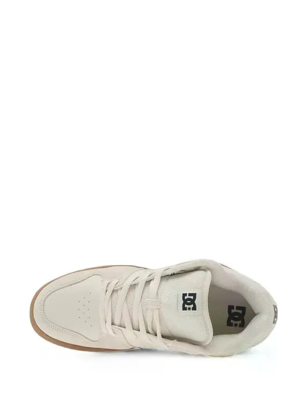 DC SHOES Logo Patch Panelled Sneakers - White