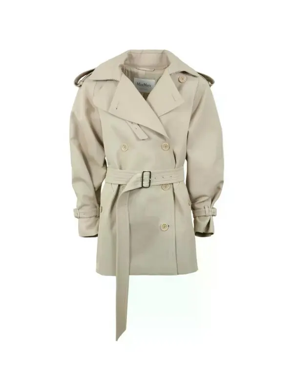 Max Mara Double-breasted Belted Jacket