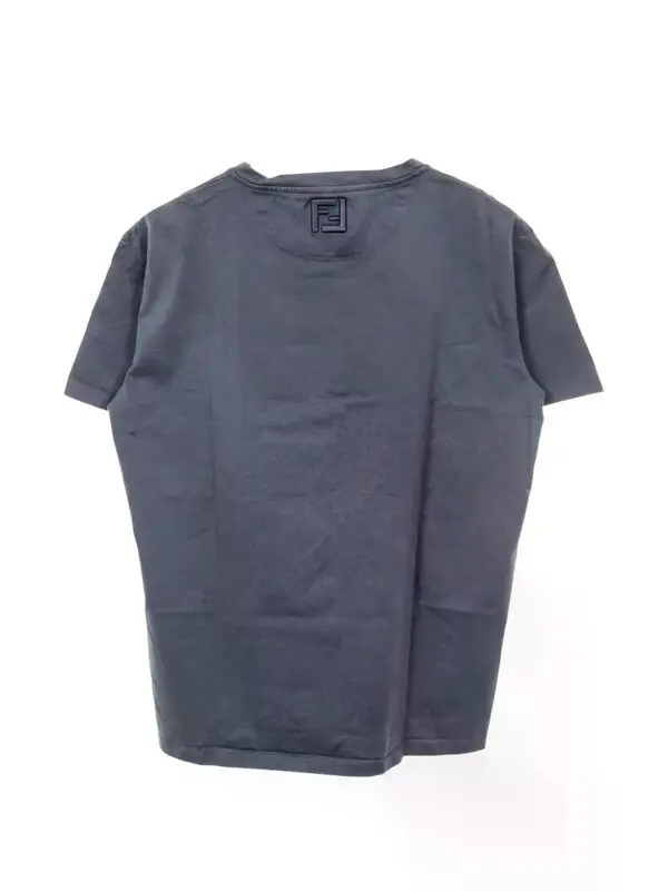 Fendi Logo Embroidered T-shirt