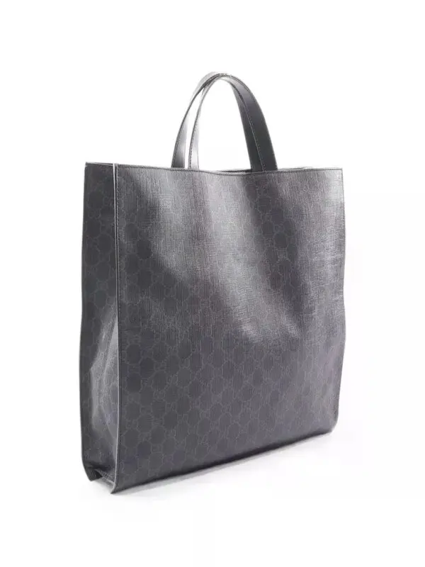 Gucci Gg Supreme Tote Bag - Grey