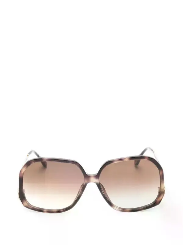 Chloé Geometric Sunglasses - Brown