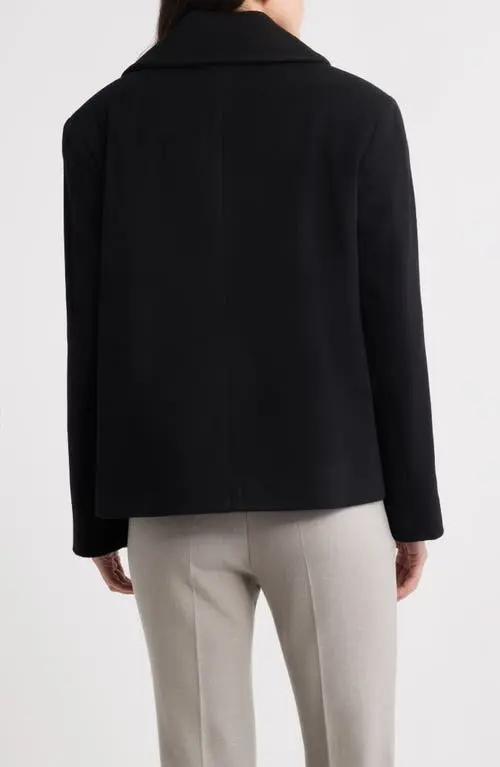 Fleurette Jane Wool Peacoat - Black