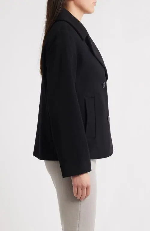 Fleurette Jane Wool Peacoat - Black