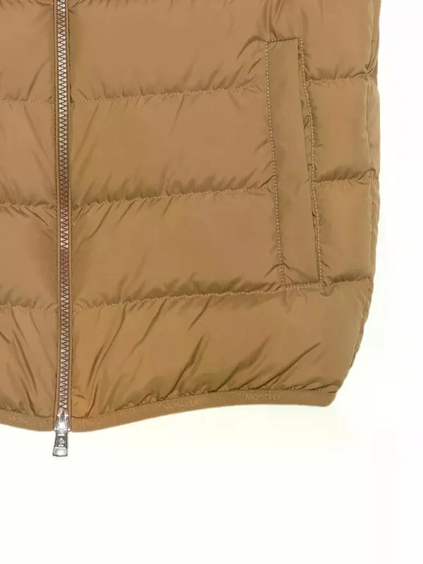 Moncler Contrin Gilet - Brown