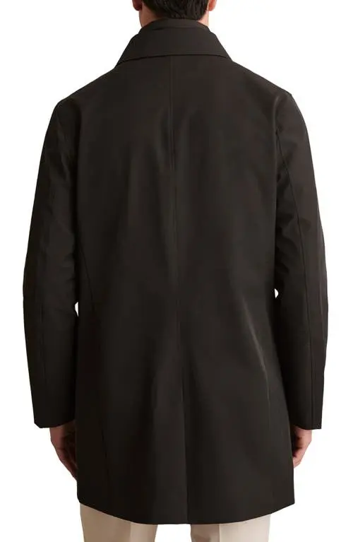 REISS Logan Water Resistant Overcoat With Removable Funnel Neck Insert