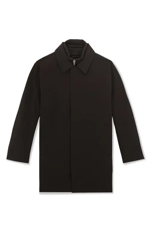 REISS Logan Water Resistant Overcoat With Removable Funnel Neck Insert