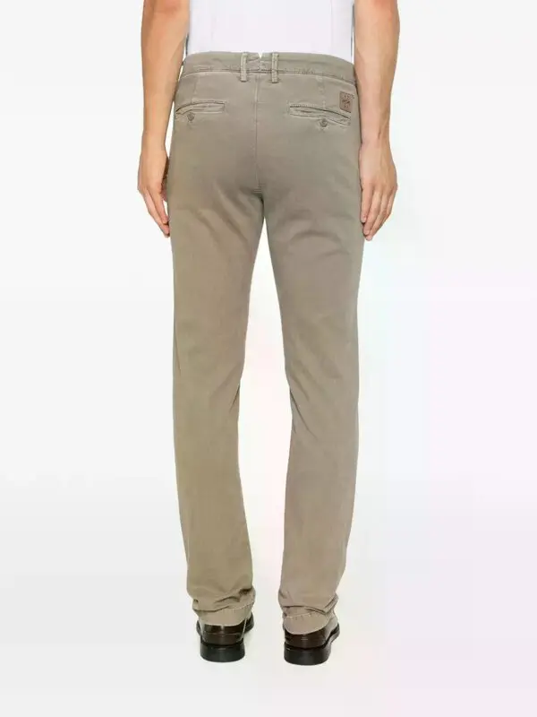Jacob Cohen Bobby Logo-patch Trousers - Neutrals