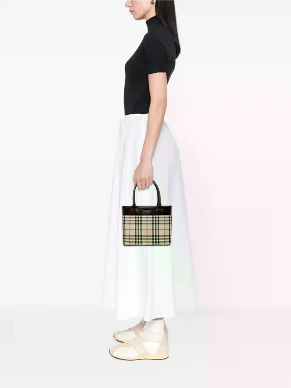 Burberry House Check Canvas Handbag