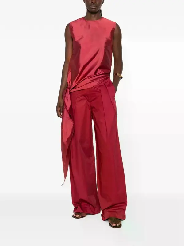 ABADIA Berry Double-pleat Trousers