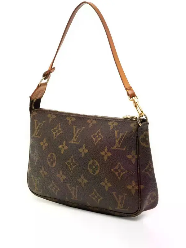 LOUIS VUITTON Monogram Pochette Accessoires Shoulder Bag - Brown